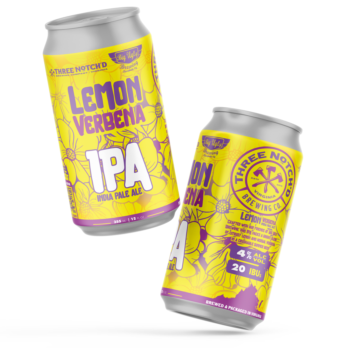 Lemon Verbena IPA – Three Notch'd Brewing Company